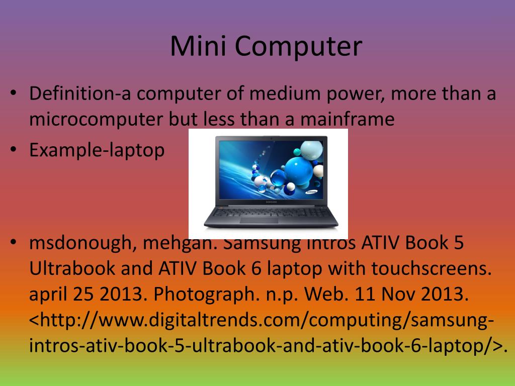 PPT Computer Classification PowerPoint Presentation Free Download