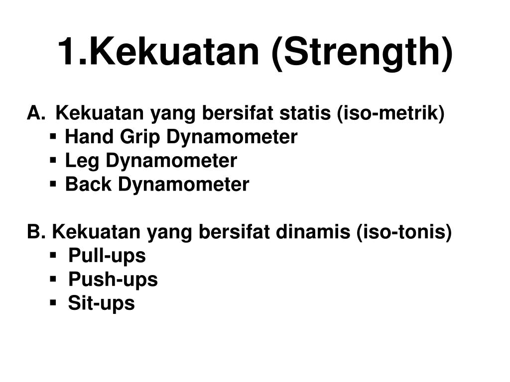 PPT - TES PENGUKURAN KONDISI FISIK PowerPoint Presentation, free ...