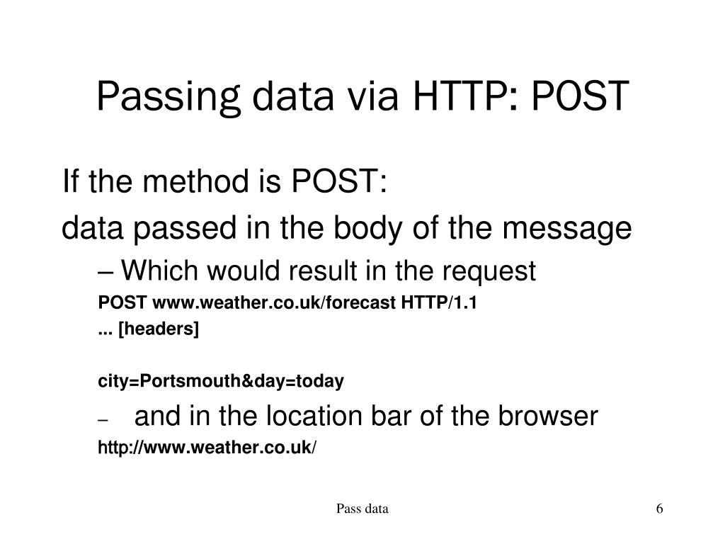 Ppt Passing Data From An Html Page To A Program Powerpoint Presentation Id3157270