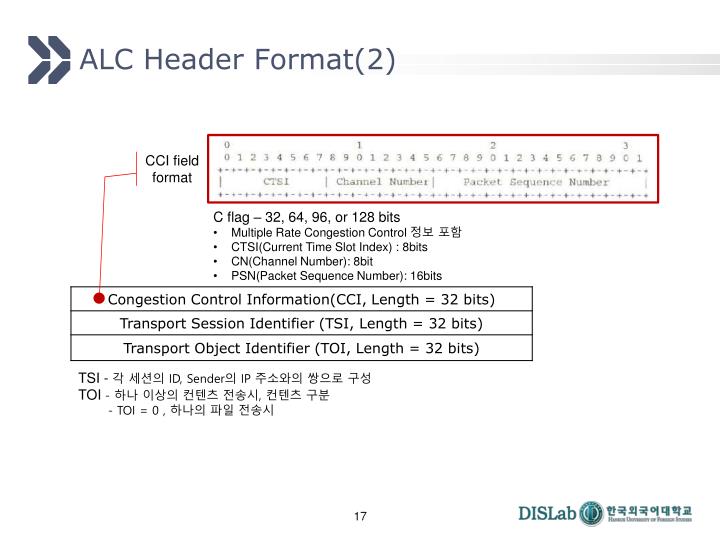 PPT - Asynchronous Layered Coding(ALC) Protocol Instantiation ...