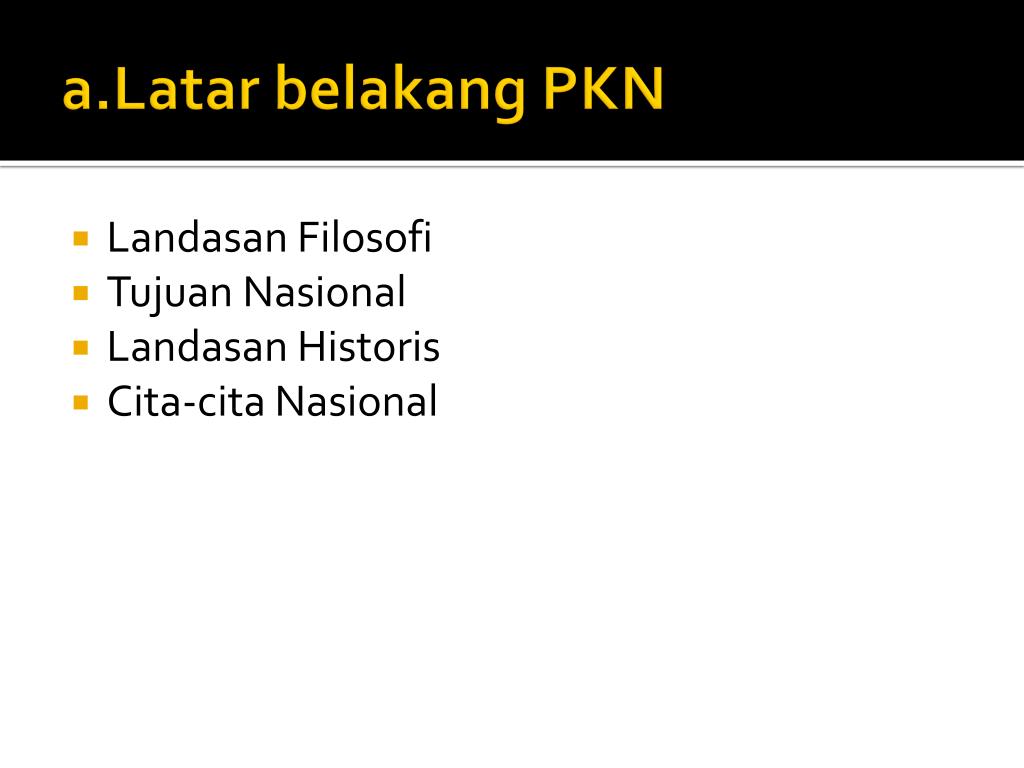 PPT - KULIAH I Latar belakang : PK N PowerPoint Presentation, free ...