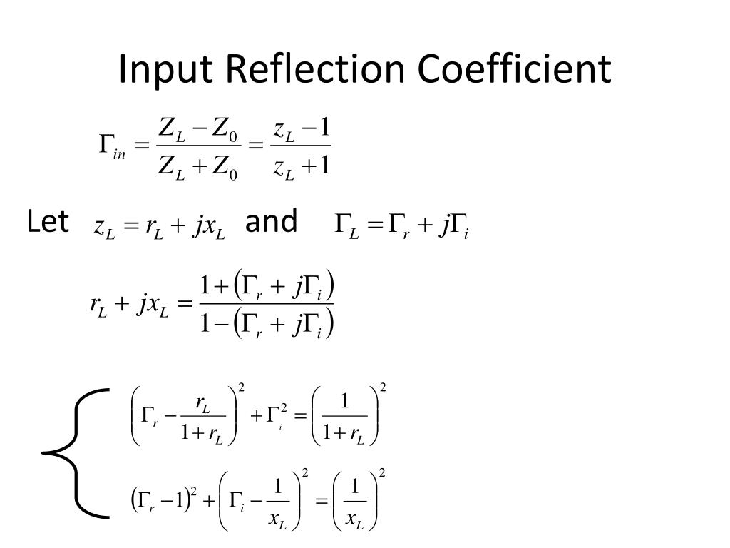 PPT - Input Reflection Coefficient PowerPoint Presentation, free ... PPT - Input Reflection Coefficient PowerPoint Presentation, free ...