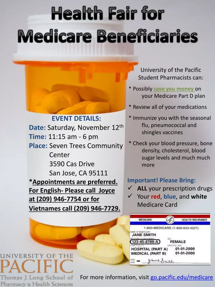 PPT - Health Fair for Medicare Beneficiaries PowerPoint Presentation ...