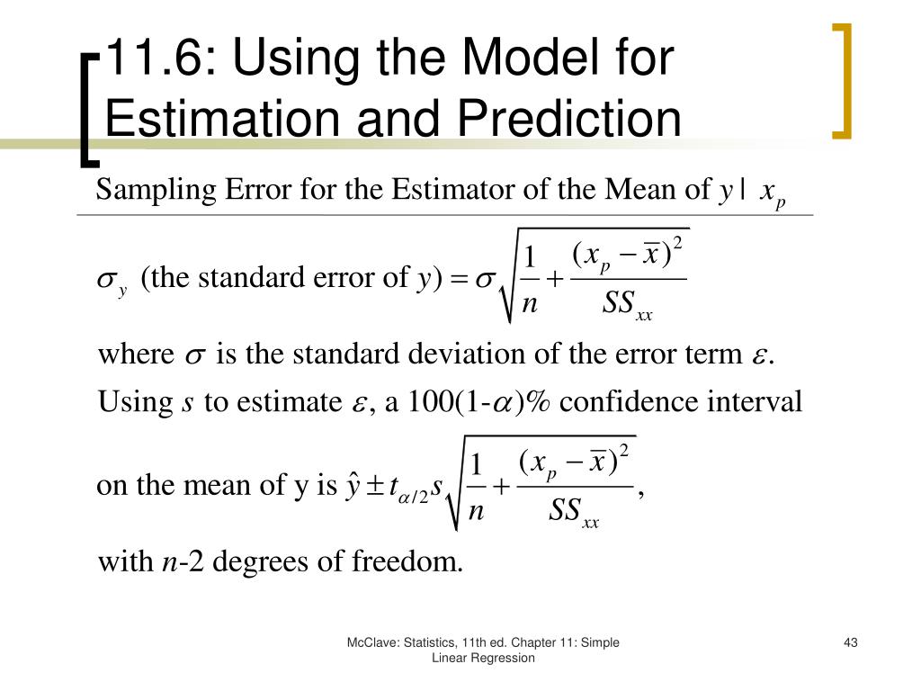 Ppt Chapter 11 Simple Linear Regression Powerpoint Presentation
