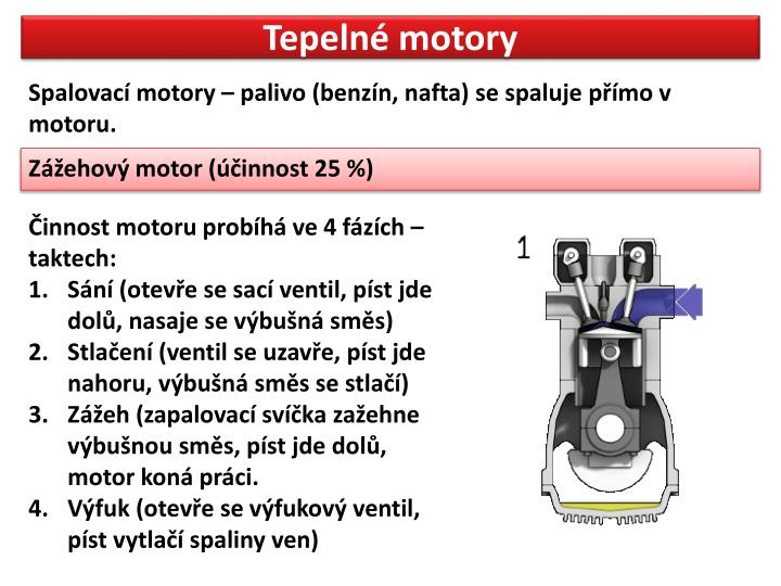 PPT - Tepelné motory PowerPoint Presentation - ID:3162520