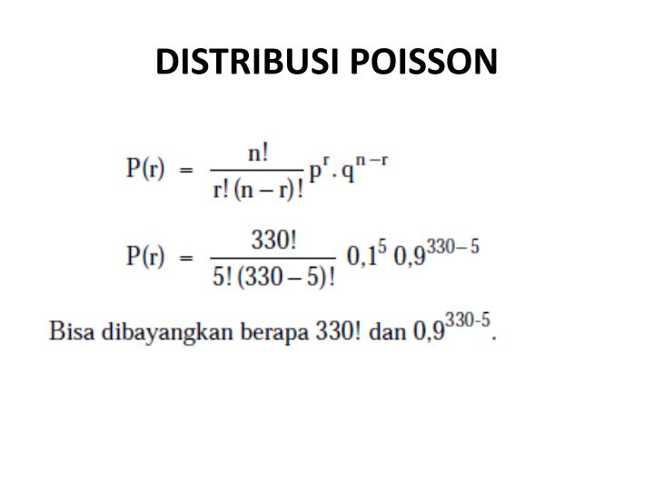PPT - DISTRIBUSI PROBABILITAS PowerPoint Presentation - ID:3163371