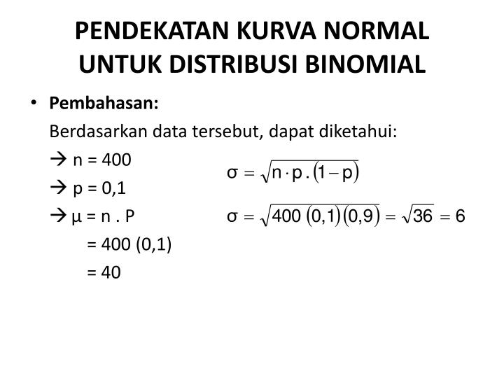 PPT - DISTRIBUSI PROBABILITAS PowerPoint Presentation - ID:3163371