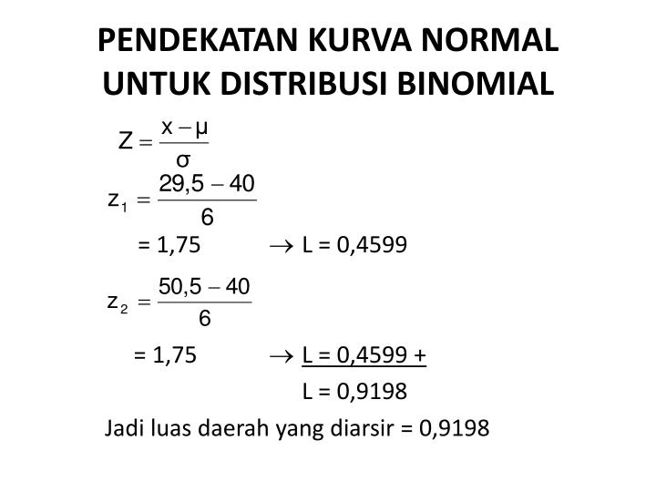 PPT - DISTRIBUSI PROBABILITAS PowerPoint Presentation - ID:3163371