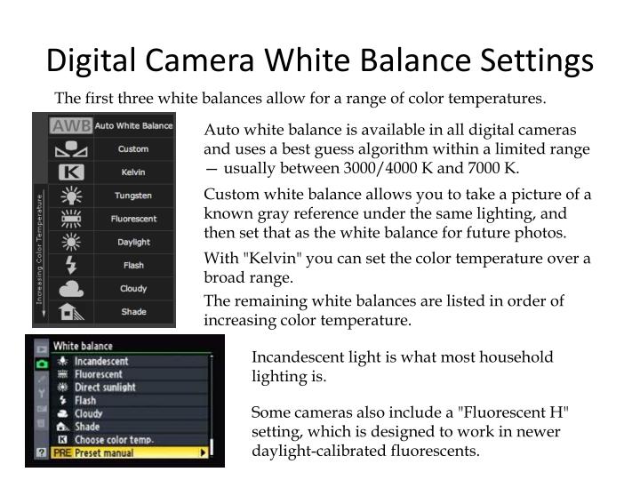 PPT - Understanding White Balance PowerPoint Presentation - ID:3163535