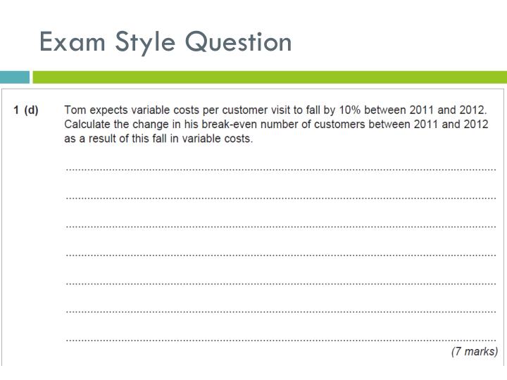 PPT - Break Even Analysis Strengths and weaknesses PowerPoint ...