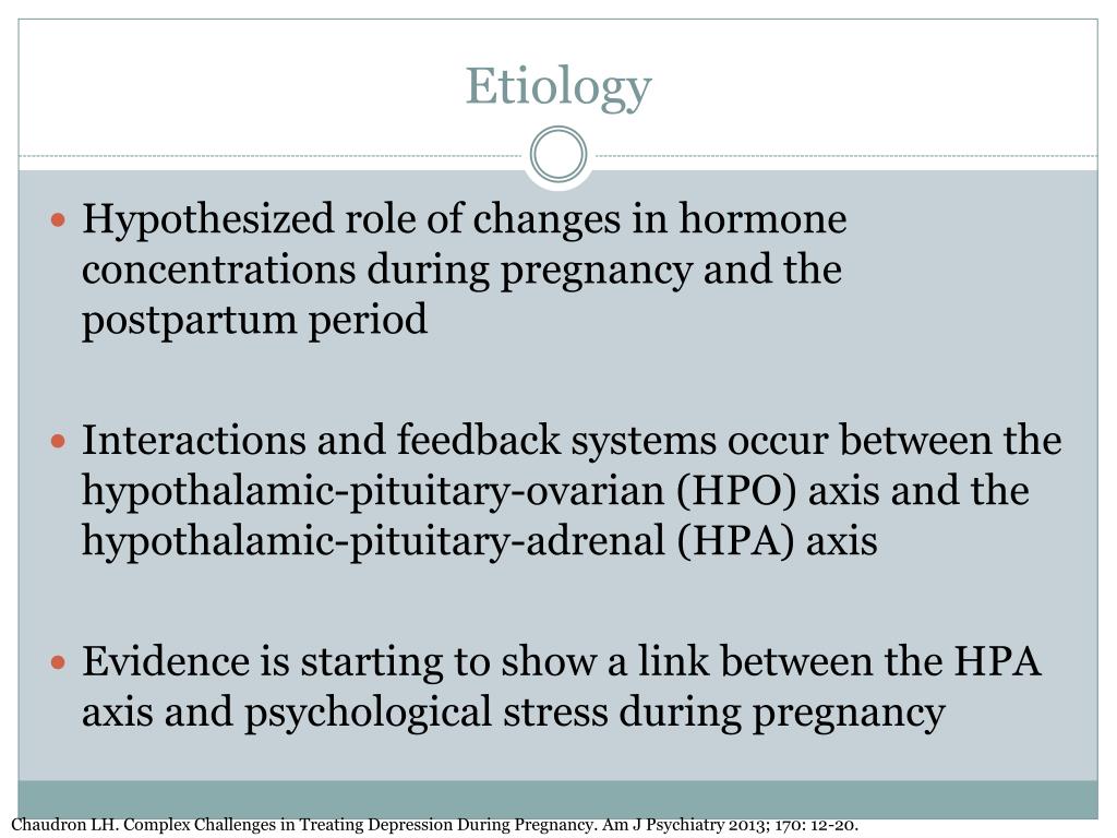 PPT - DEPRESSION DURING PREGNANCY TREATMENT WITH ANTIDEPRESSANTS ...