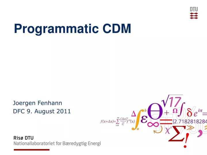 PPT - Programmatic CDM PowerPoint Presentation, free download - ID:3165008