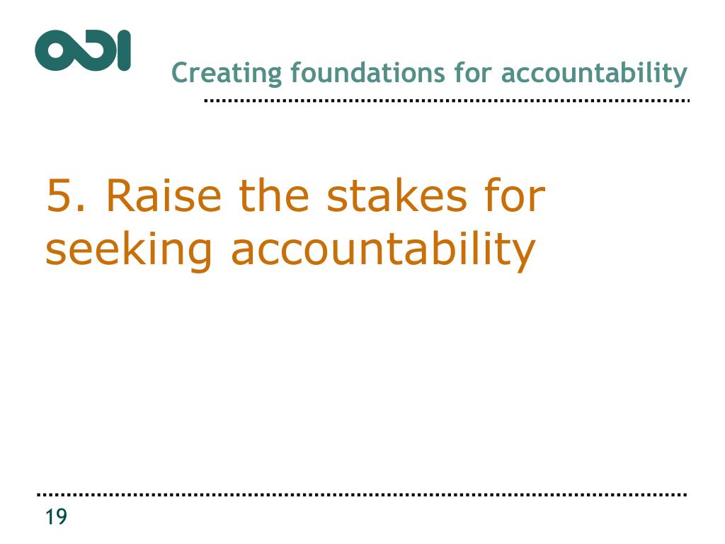 PPT - Social accountability theories of change: What are the critical ...