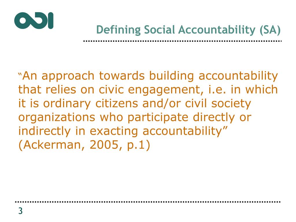 PPT - Social accountability theories of change: What are the critical ...