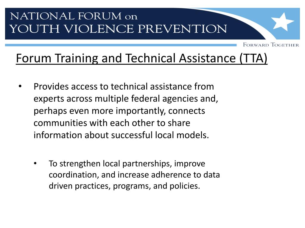 PPT - National Forum on Youth Violence Prevention PowerPoint ...