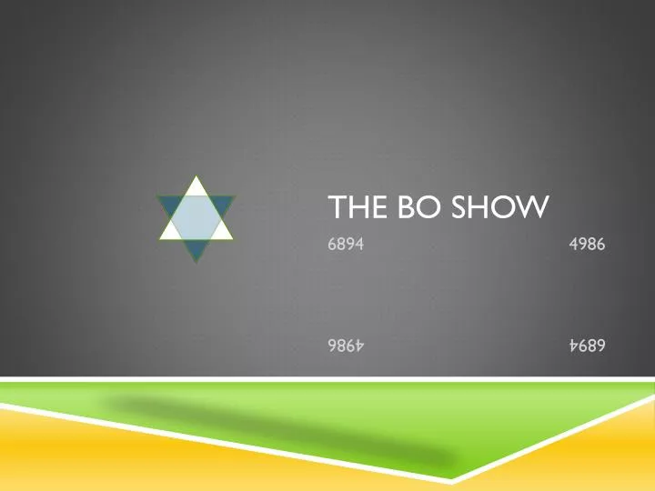 PPT - The Bo Show PowerPoint Presentation, free download - ID:3165363