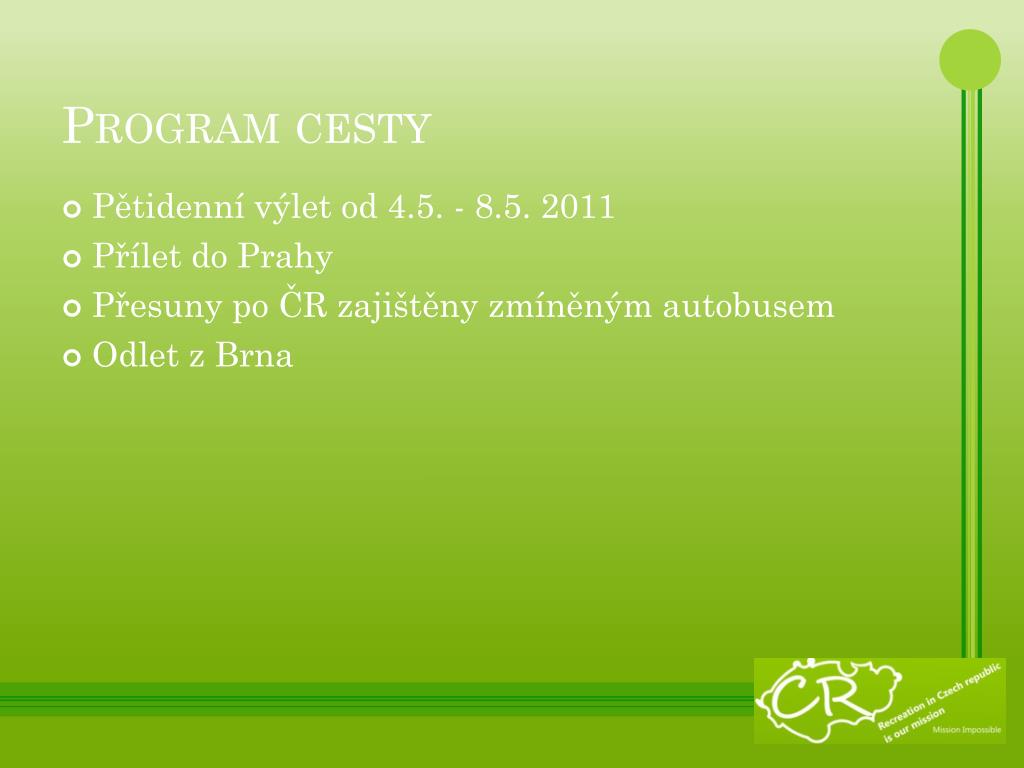 PPT - Czech Recreation PowerPoint Presentation, free download - ID:3166144