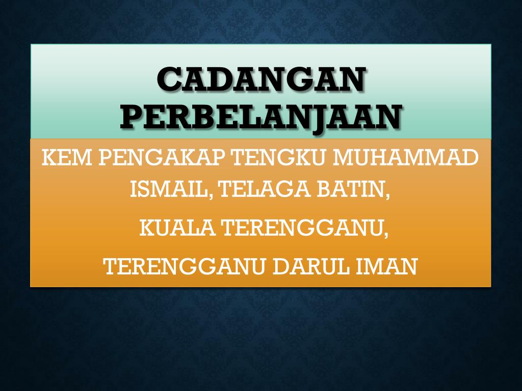 PPT - MUHAMMAD BIN MOHD DRUS A143320 HHHC9201 Set 38 Cadangan ...