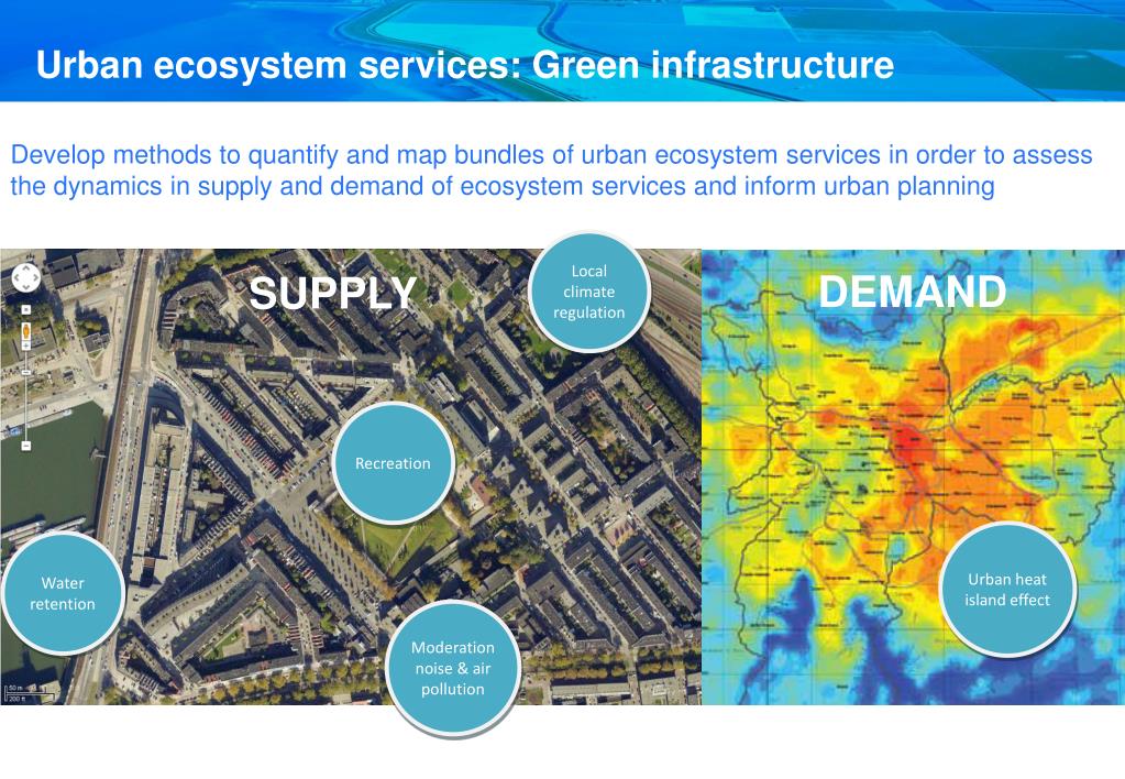 PPT - Ecosystem services and the city: How can ecosystem service ...