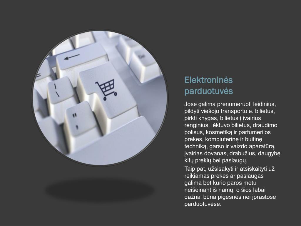 PPT - Elektronin ė prekyba, bankininkystė ir elektroninis parašas ...