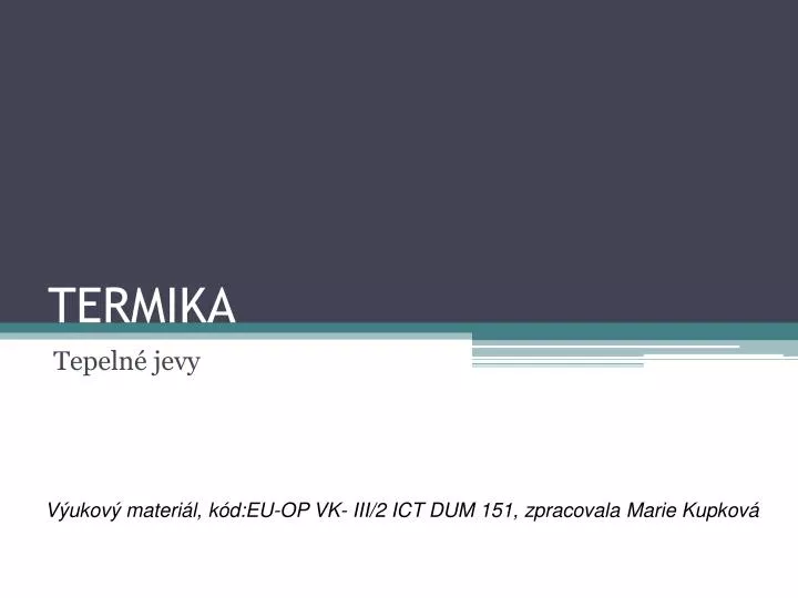 PPT - TERMIKA PowerPoint Presentation, free download - ID:3170561