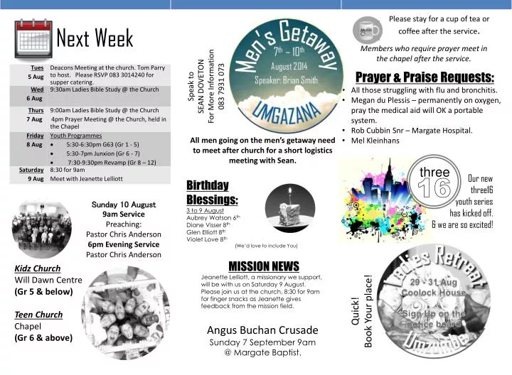 PPT - Next Week PowerPoint Presentation, free download - ID:3171226