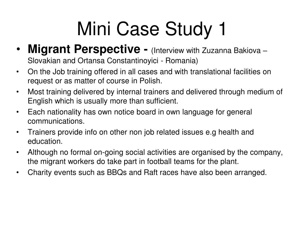 PPT - Mini case studies – Meeting 28 -29 April Sweden PowerPoint ...