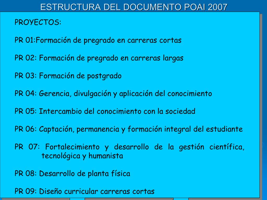 PPT - Análisis del Plan Operativo 2007 Resultados e Implicaciones ...