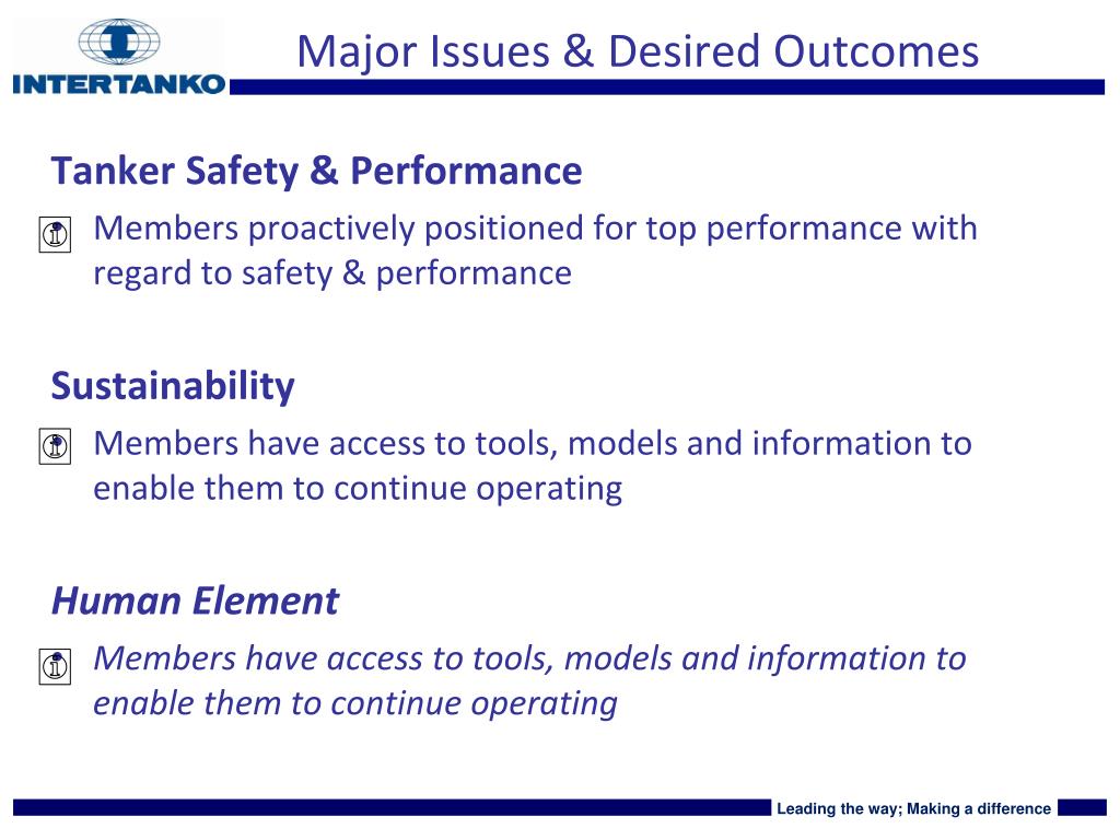 PPT - INTERTANKO International Association of Independent Tanker Owners ...
