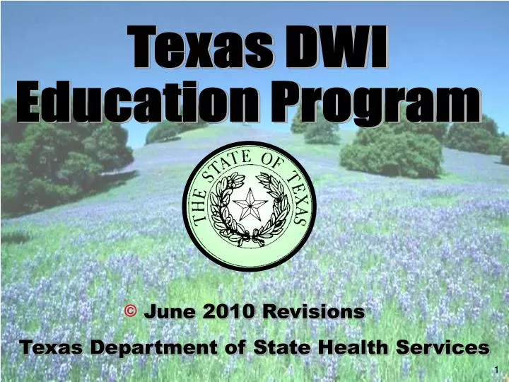 PPT - June 2010 Revisions Texas Department of State Health Services ...