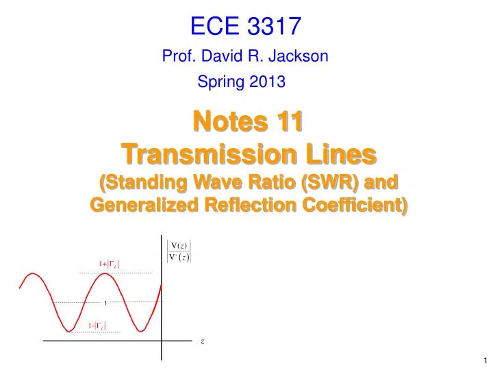 PPT - Prof. David R. Jackson PowerPoint Presentation, free download ...