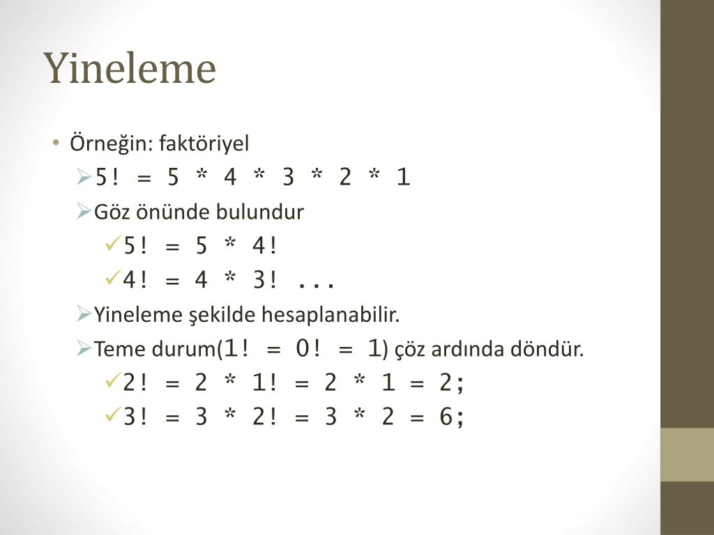 PPT - Değişken Bildirimleri PowerPoint Presentation, free download - ID ...