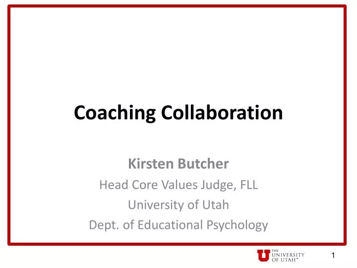 PPT - Coaching Collaboration PowerPoint Presentation, free download ...