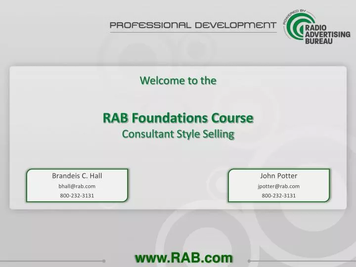 PPT - RAB PowerPoint Presentation, free download - ID:3173197