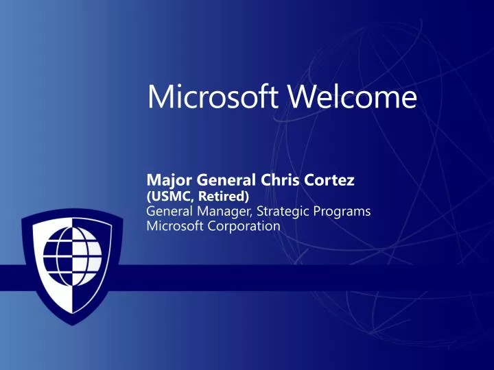 PPT - Microsoft Welcome PowerPoint Presentation, free download - ID:3174999