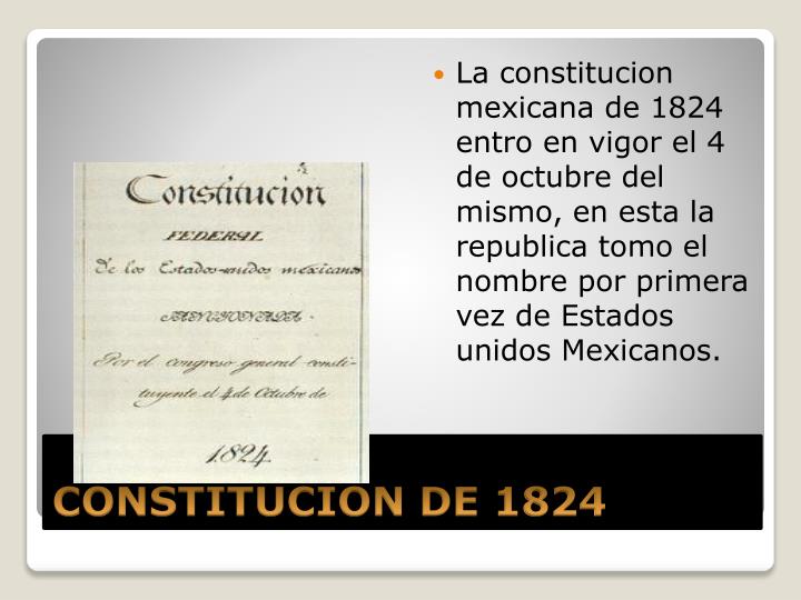 PPT - CONSTITUCION 1824, 1857 Y 1917 PowerPoint Presentation - ID:3175318
