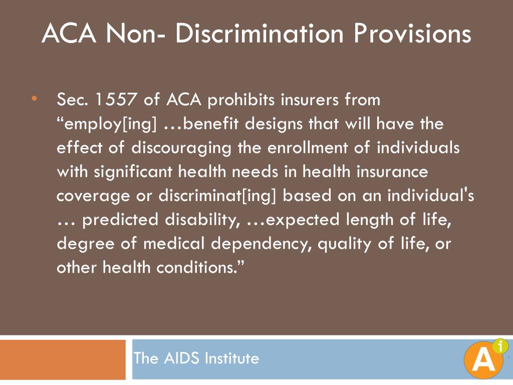 PPT - HIV Discrimination Complaint Against Four Insurance Plans in ...