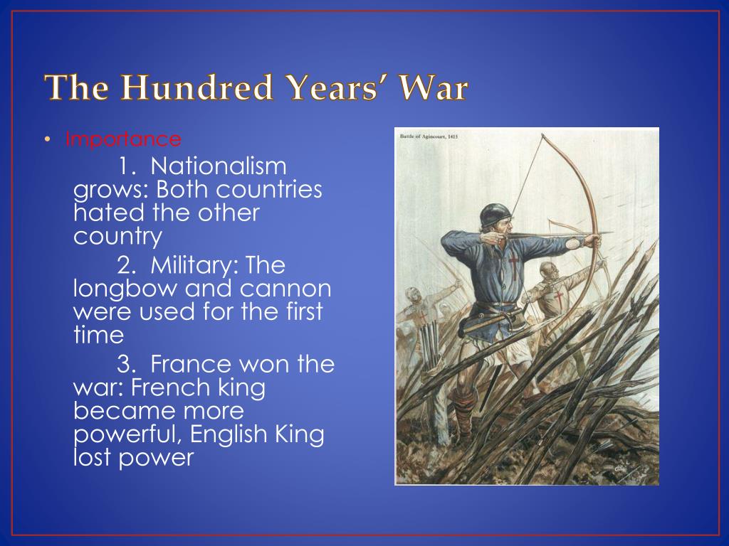 PPT - THE RISE OF NATIONS: FRANCE & ENGLAND PowerPoint Presentation ...