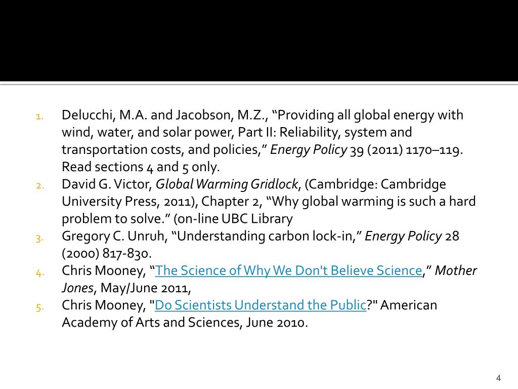 PPT - CEEN 590 Sustainable Energy as a Social and Political Challenge ...