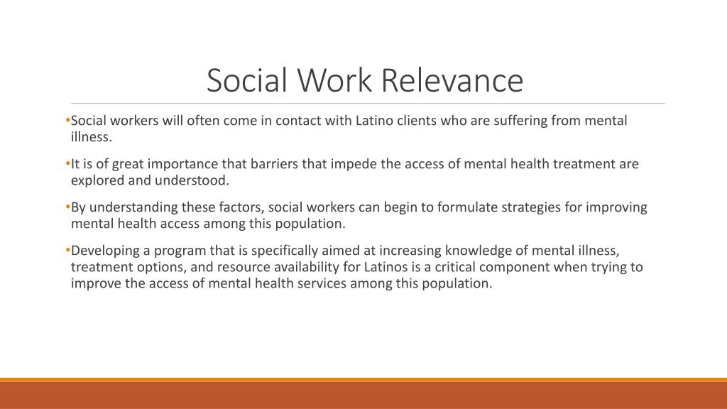 PPT - MENTAL HEALTH OUTREACH PROGRAM FOR LATINOS: A GRANT PROPOSAL By ...