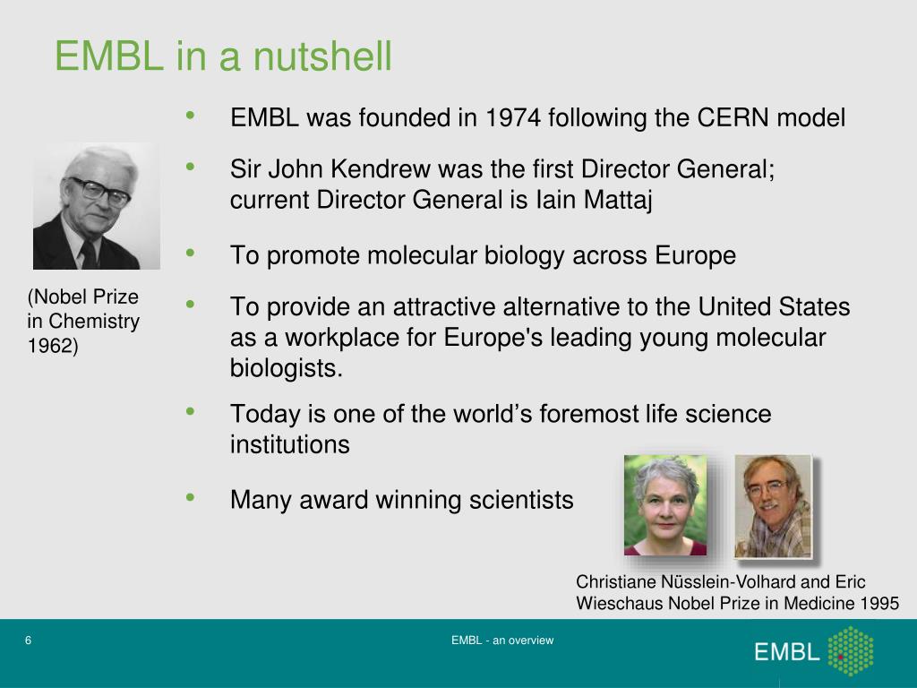 PPT - European Molecular Biology Laboratory: An overview PowerPoint ...