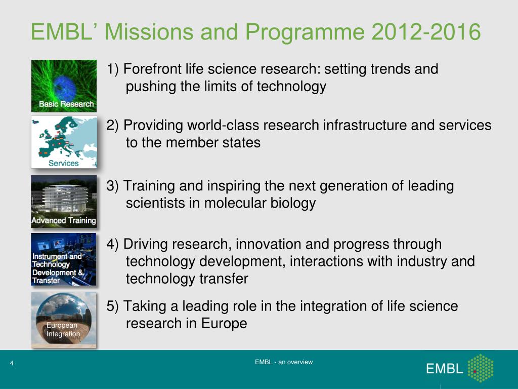 PPT - European Molecular Biology Laboratory: An overview PowerPoint ...