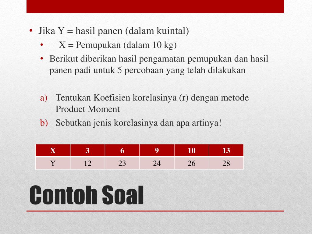 PPT - Analisis Korelasi dan Regresi Linier Sederhana PowerPoint ...