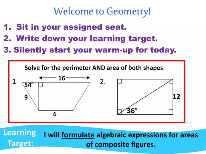 PPT - Welcome to Geometry! PowerPoint Presentation, free download - ID ...