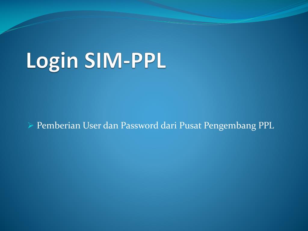 PPT - SIM-PPL Online PowerPoint Presentation, free download - ID:3180406