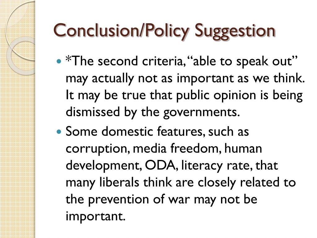 PPT - An Empirical Research of Post Cold War Liberal Democratic Peace ...