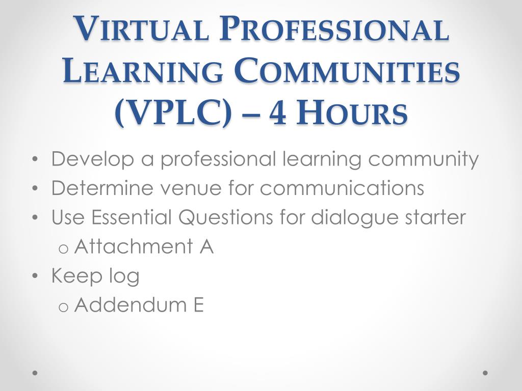 PPT - PASA Education Congress Leading for Instruction Requirements for PIL Act 48 Credits ...