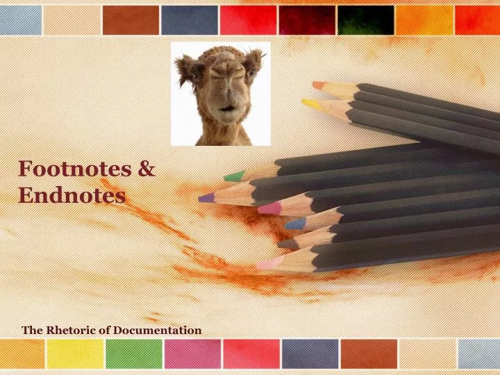 PPT - Footnotes & Endnotes PowerPoint Presentation, free download - ID ...
