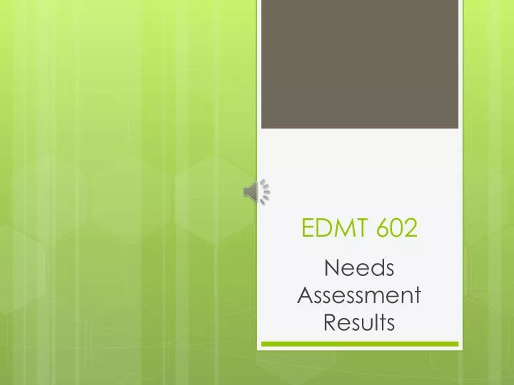 PPT - EDMT 602 PowerPoint Presentation, free download - ID:3182528