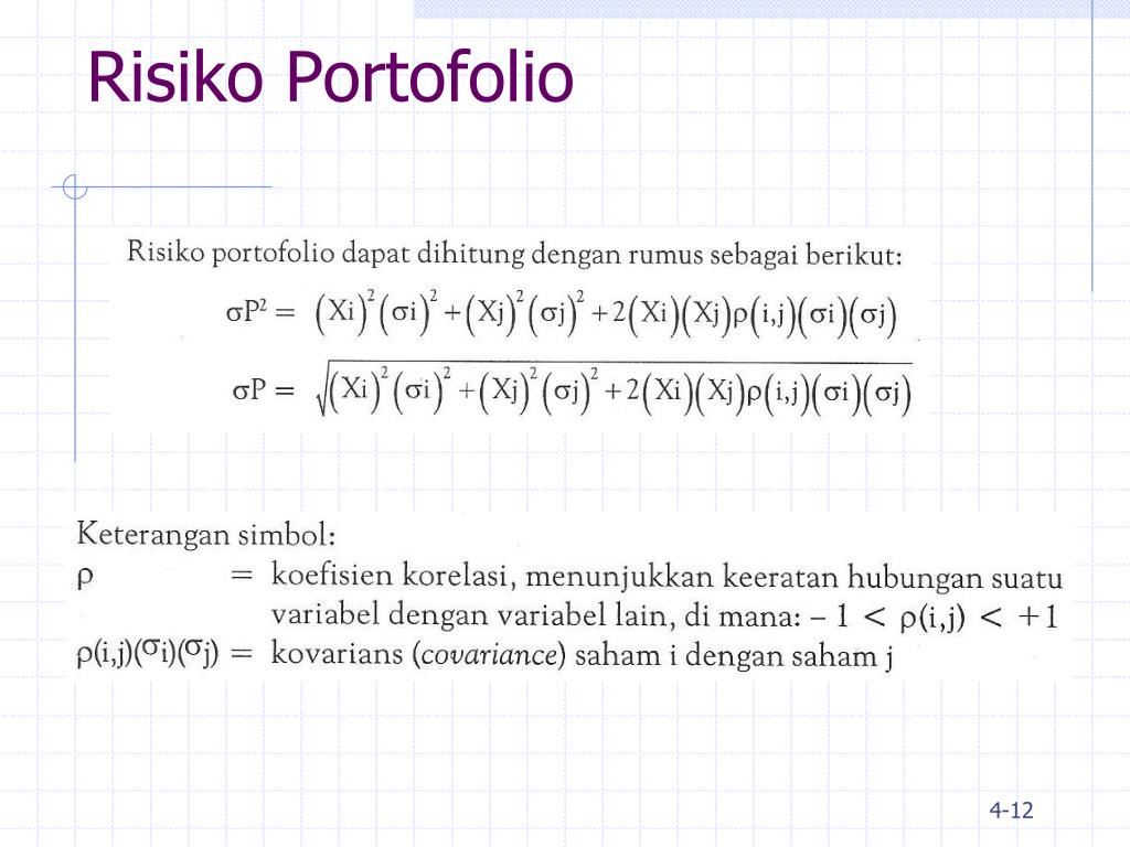 PPT - ANALISIS INVESTASI DAN MANAJEMEN PORTOFOLIO PowerPoint ...
